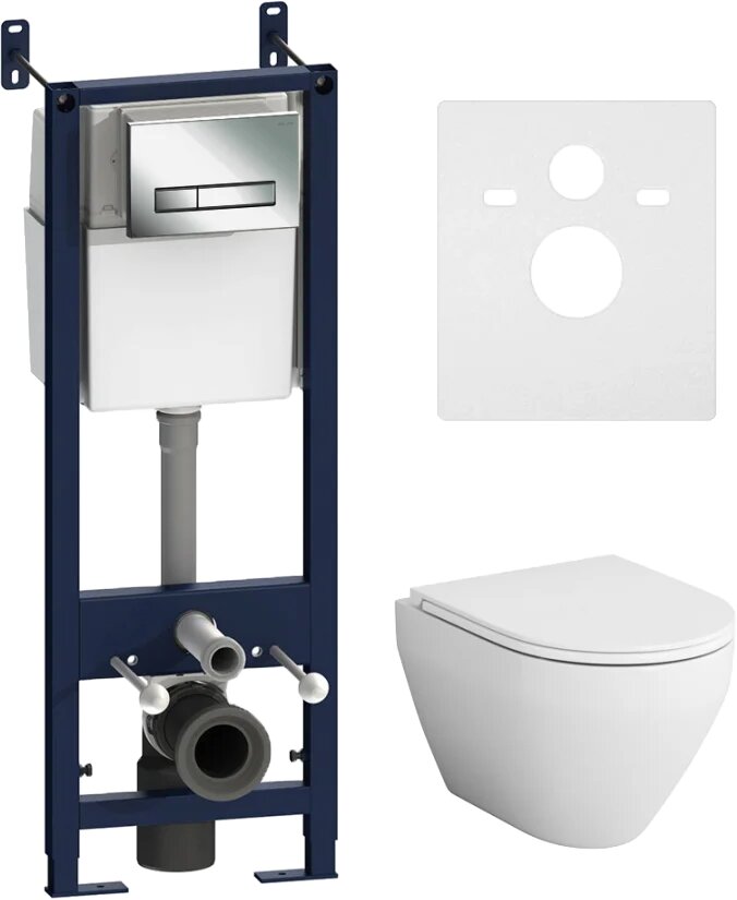 Комплект 5 в 1 AM.PM Spirit IS30251.701700 (инсталляция с унитазом комплект)