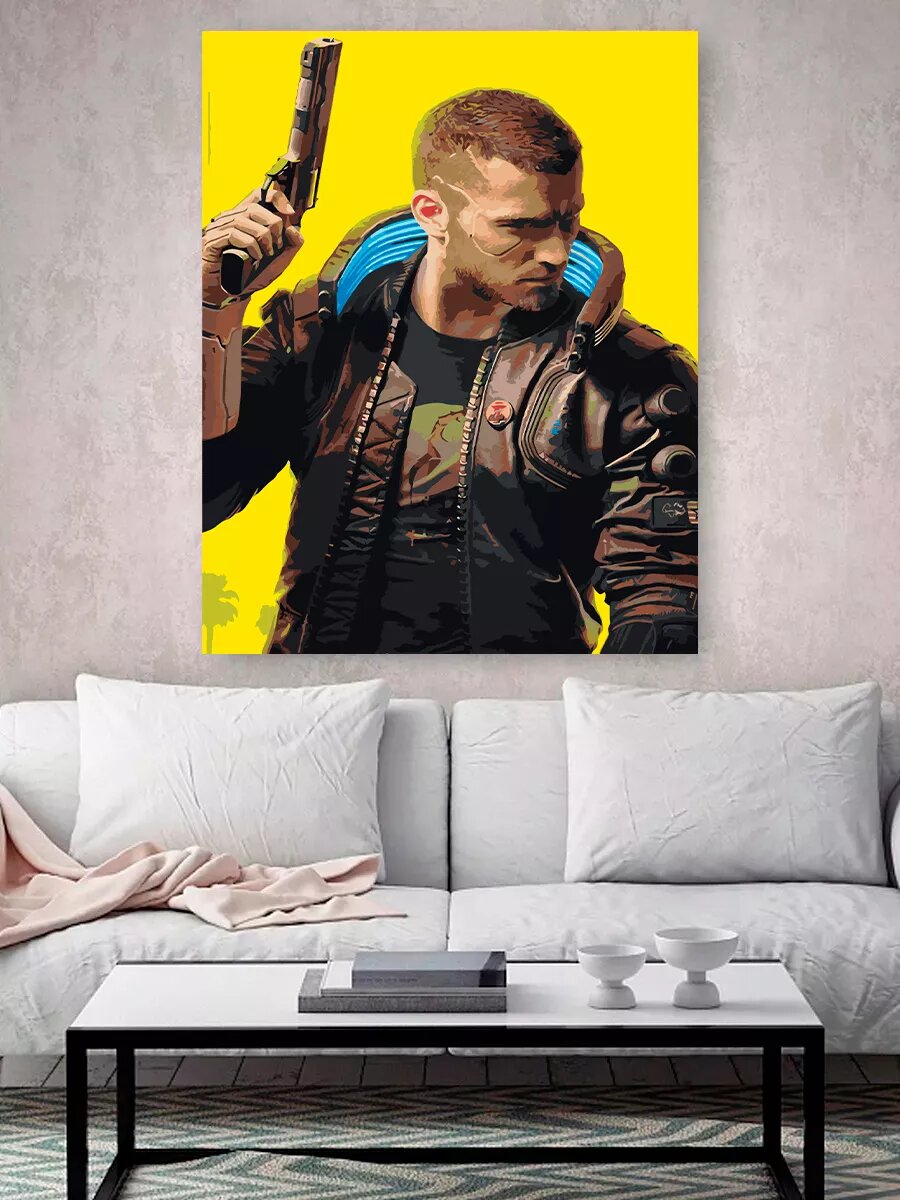 Картина по номерам Cyberpunk 2077