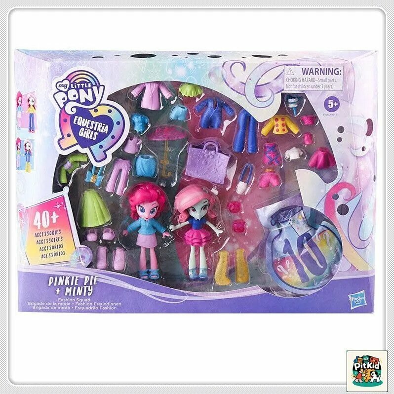 My Little Pony, Equestria Girls Fashion Squad Набор мини-кукол Твайлайт Спаркл и Диджей Пон-3