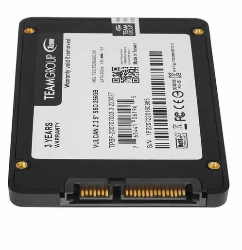 256 ГБ 2.5" SATA накопитель Team_Group VULCAN Z (T253TZ256G0C101)