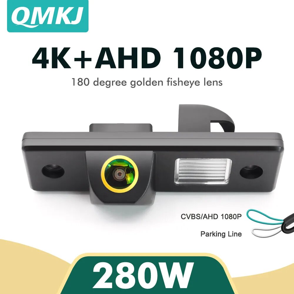 Камера заднего вида для CHEVROLET EPICA LOVA AVEO CAPTIVA CRUZE LACETTI MATIZ, 180 градусов, AHD 1080P, функция ночного видения