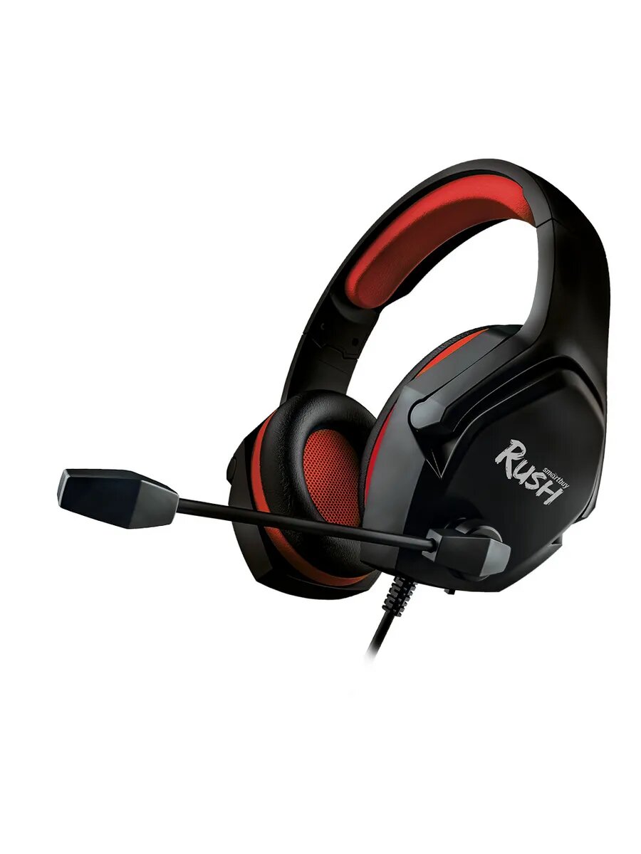 Гарнитура игровая (SBHG-9740) RUSH ASPID с микр. красный