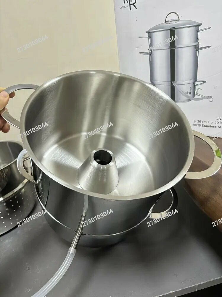 Соковарка "LICGHT-1", Нержавеющая сталь, 3 яруса, 8 л