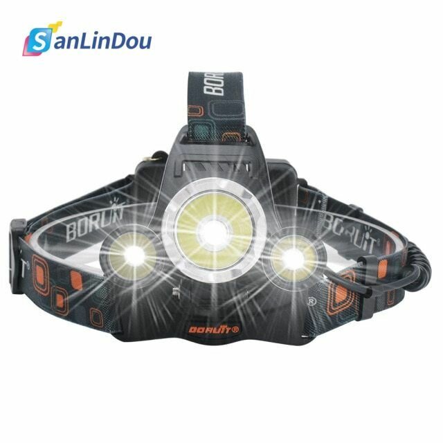 RJ 3000 XM L2 Мощные фары 3000LM 4 режим Фары заряжаемые 18650