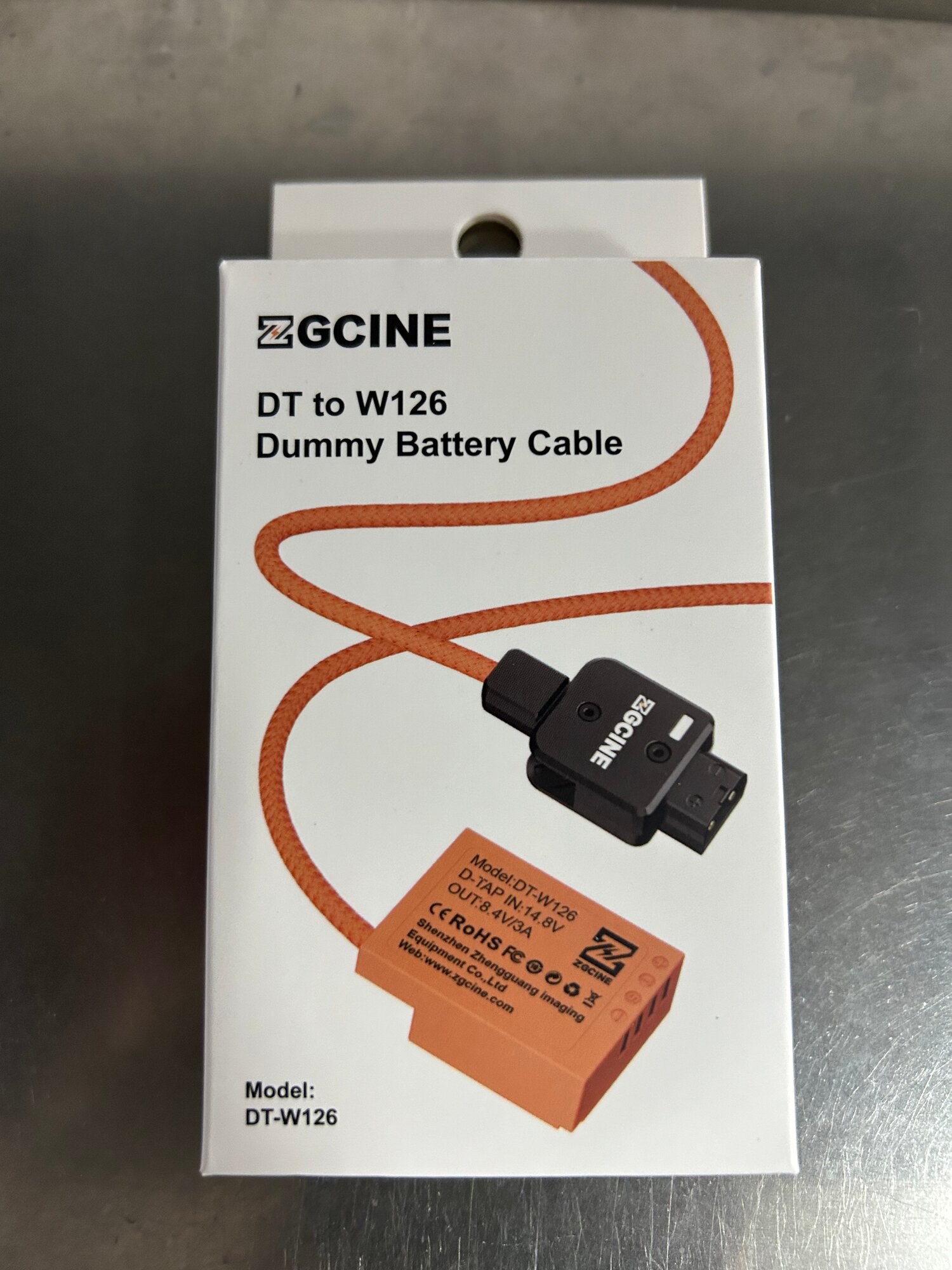 ZGCINE NP-W126 Dummy Battery with D-Tap Connector Power Cable 60cm Long to Replacement for Fujifilm X100F X100V X-S10 X-Pro3 X-E3 X-A2 X-A5 X-A7 X-T1 X-T2 X-T3 X-T4 X-T20 X-T100 X-T200 cameras