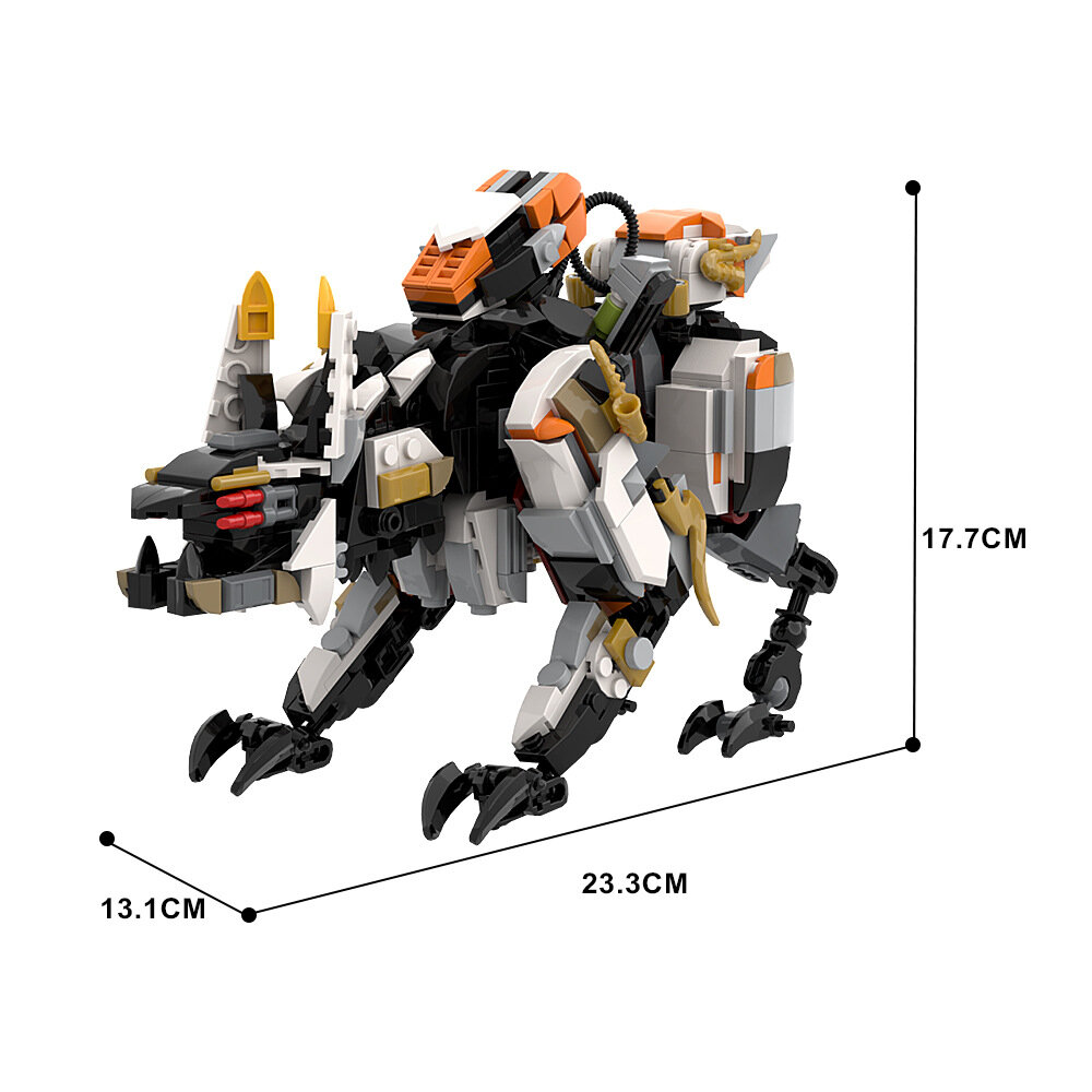 MOC Horizon West: игрушка-строительный блок Desperate Scorcher, совместимая с LEGO Small Particles, дропшиппинг