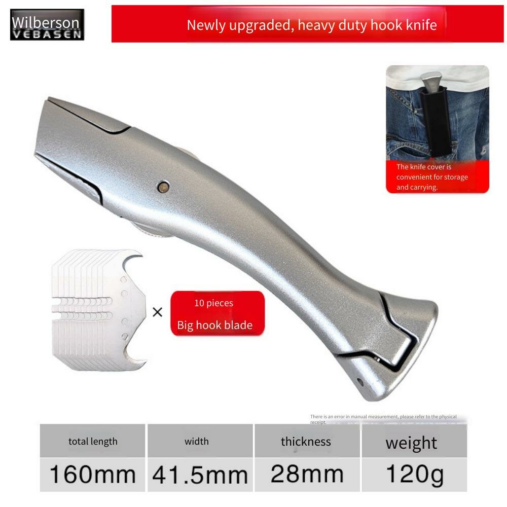 ПВХ Пластиковые Пол Инструменты Тяжелый Крюк Нож Дельфин Нож Рыба в форме Нож безопасности Нож для резки Рог Крюк Нож