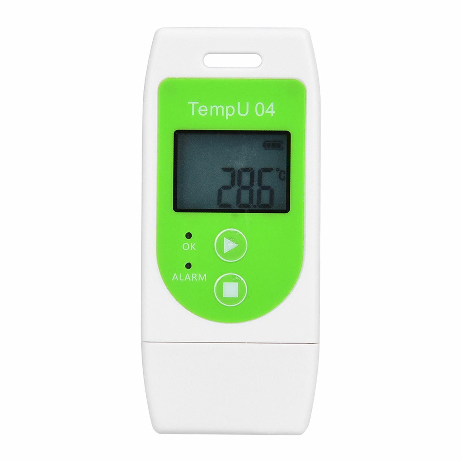 TempU04 USB-регистратор температуры. Многоразовый цифровой регистратор температуры с экспортом в PDF для точного мониторинга и отслеживания.