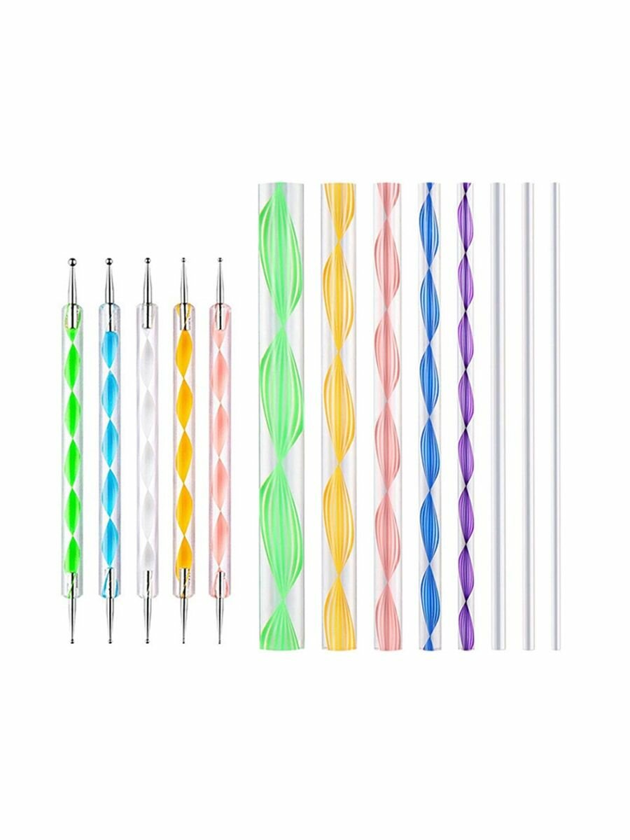 13 шт. Инструменты для раскрашивания Мандалы для раскрашивания камней Набор трафаретов для мандалы