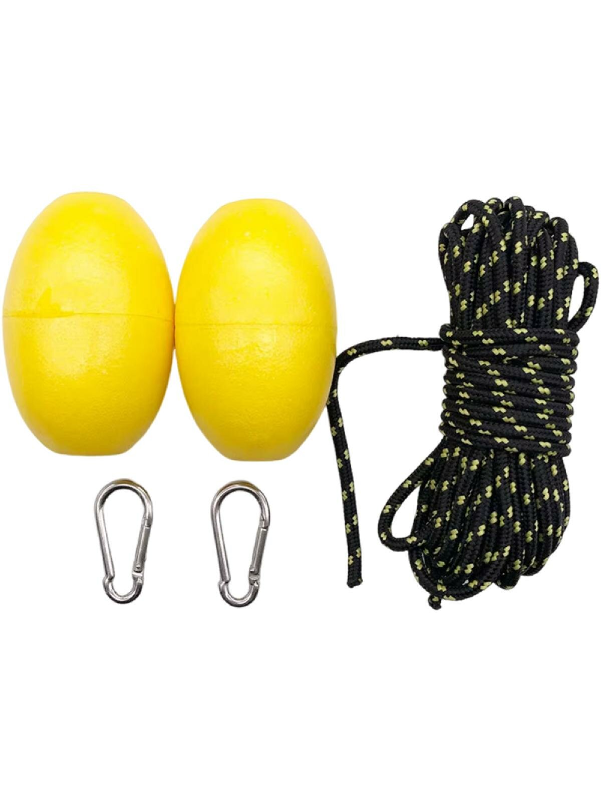 30 футов. Морской канатный буксирный трос, практичный буй-шар, поводок-поплавок с крючком и веревкой