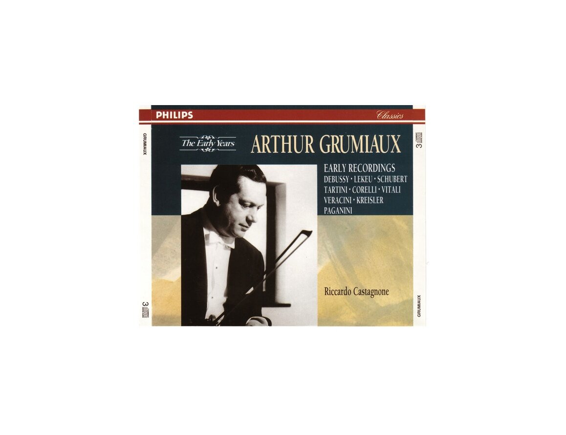 Диск Claude Debussy & Franz Schubert & Arthur Grumiaux: Early Recordings (3 CD)