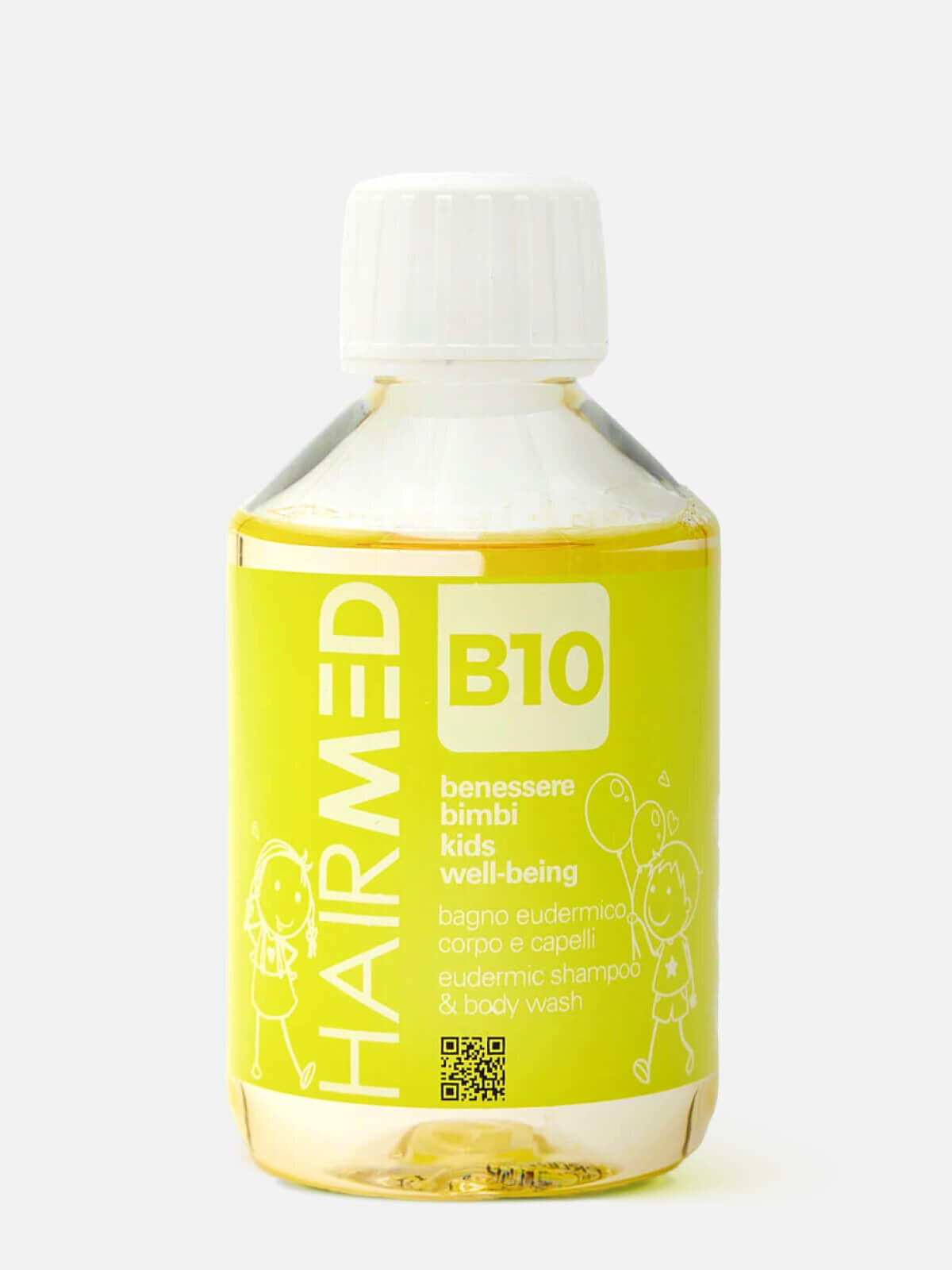 Шампунь для волос и тела детский Hairmed B10 Kids Eudermic Shampoo, 200 мл