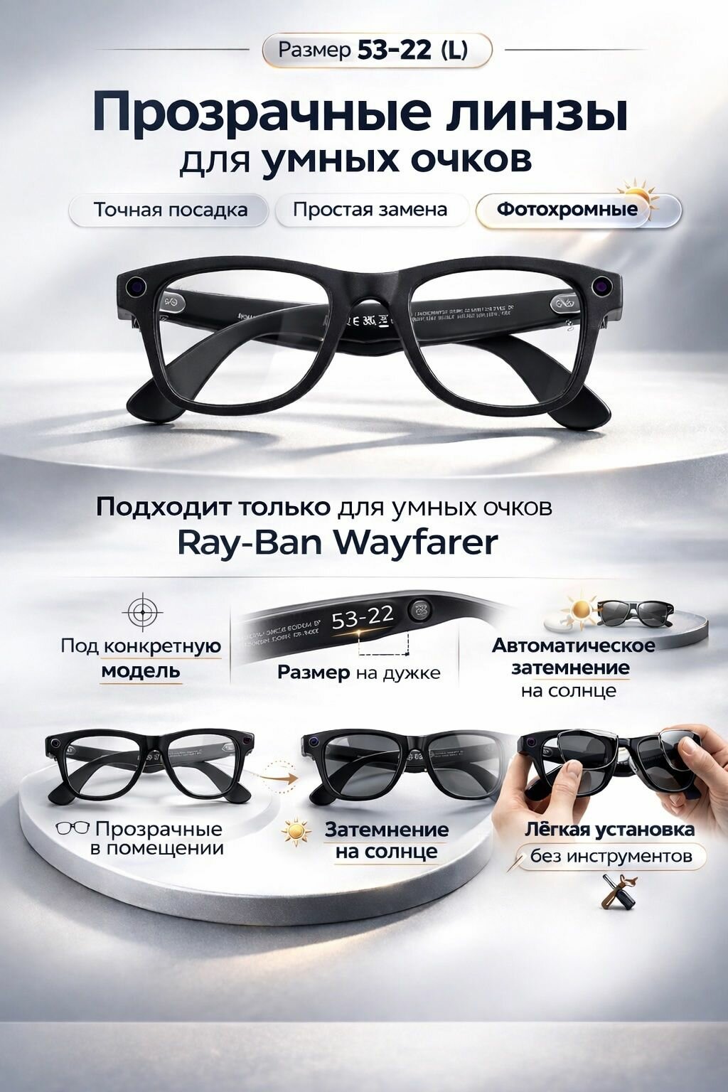 Сменные линзы