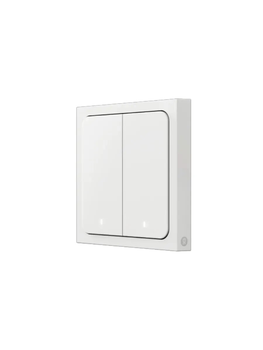 Умный беспроводной выключатель Яндекса, две клавиши, Zigbee,
