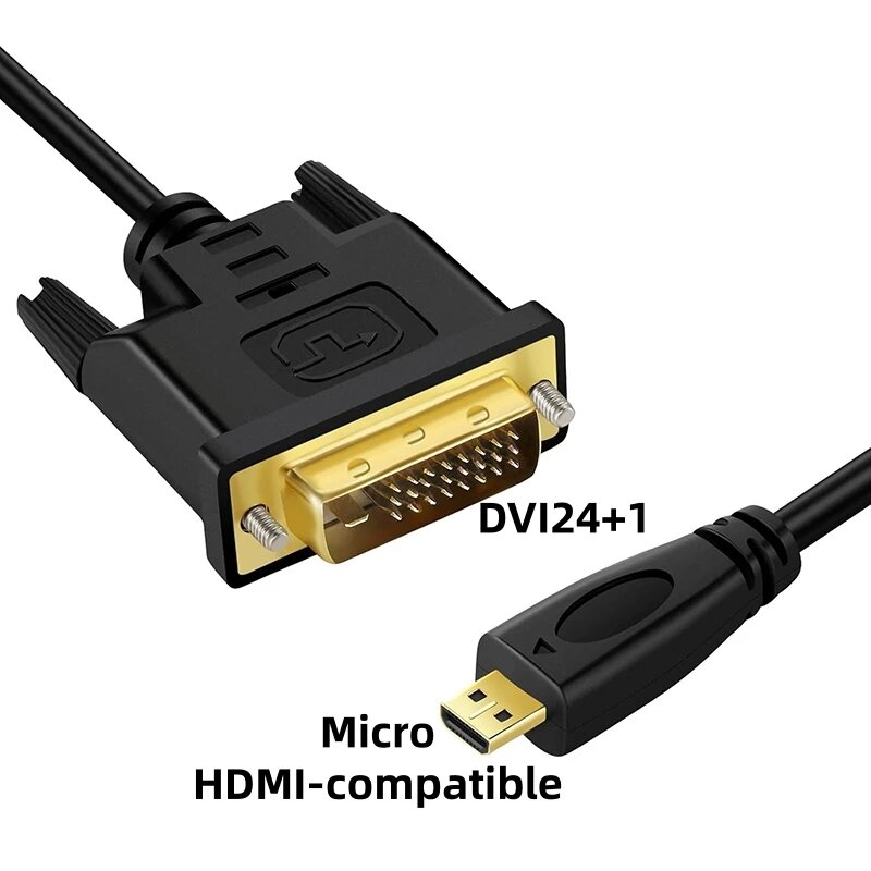 Адаптер Micro HDMI на DVI-D, 1.8 м — фото 1