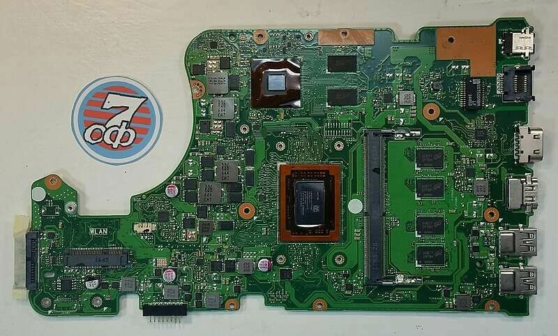 Материнская плата ноутбука Asus X555QG A12-9700P DIS