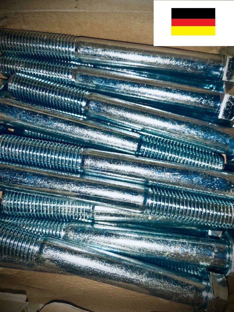 Болт DIN 931 М16х140, оц. ст, кл. пр. 8.8, Wurth. 4 шт. Германия