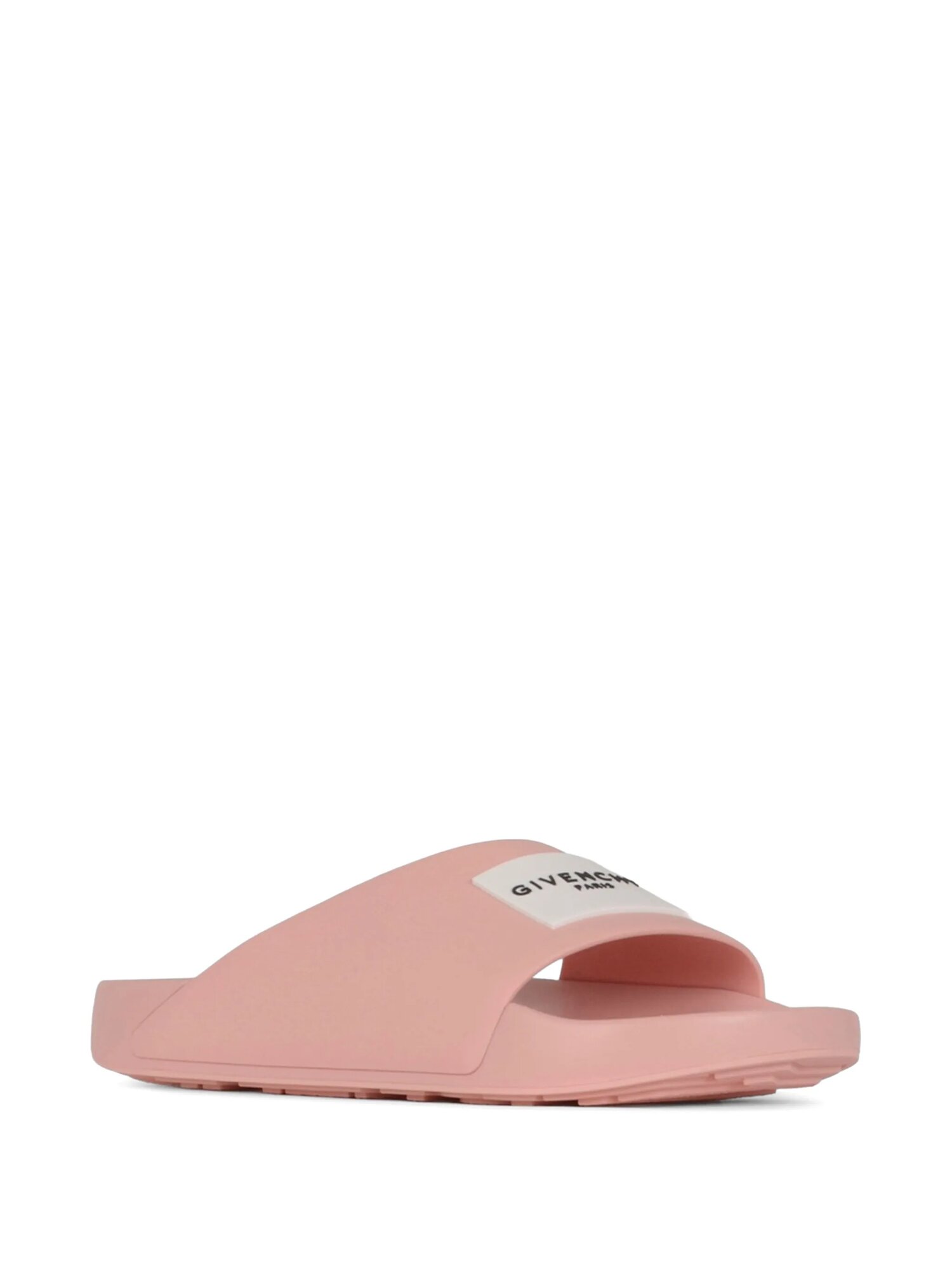 Шлёпанцы GIVENCHY Logo-patch slides, размер 40, розовый — фото 1