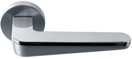Ручка дверная Pallini (Палини) Prime Сидней PAL-Z08 SC/PC Цвет - Матовый хром/полированный хром