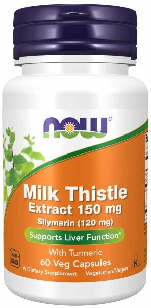 Now Silymarin Milk Thistle 150 mg, 60 капс.