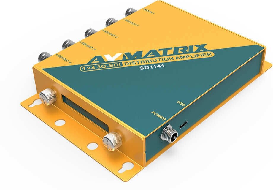 Усилитель-распределитель AVMATRIX SD1141 сигнала 3G-SDI 1х4