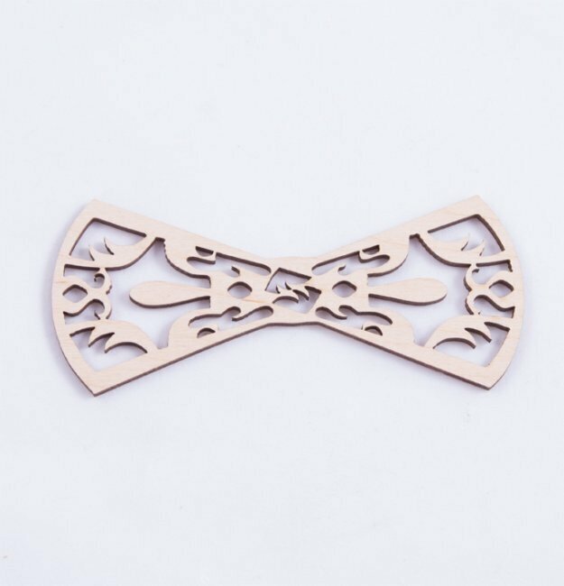 Деревянные заготовки / Декупаж, деревянная заготовка для творчества "Добрый мастер" "Бабочка-галстук" фанера 11*5см (3шт)