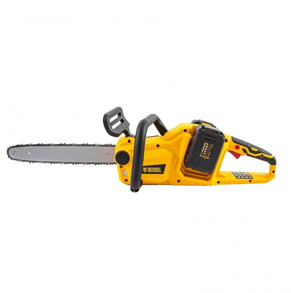 Цепная пила аккумуляторная бесщеточная RCS400-36, Li-ion, 36 В, 4 Ач, шина 400 мм Denzel 58610