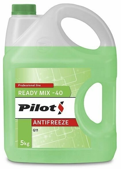 Антифриз Pilots А-40 зеленый G11 5кг.