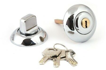 Фиксатор с замком Megapolis WC-K-0803-CR