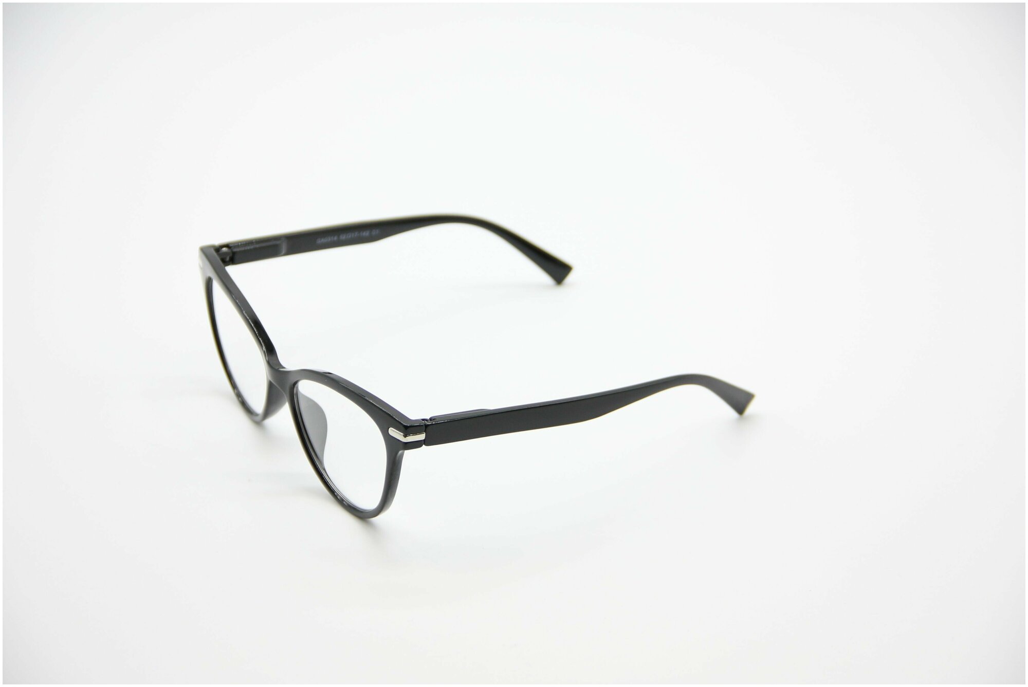 Готовые очки для зрения Marcello GA0314 C1 с диоптриями -3.5/Очки женские корректирующие/Кошачий глаз/Флексовое крепление дужек/Футляр в комплекте
