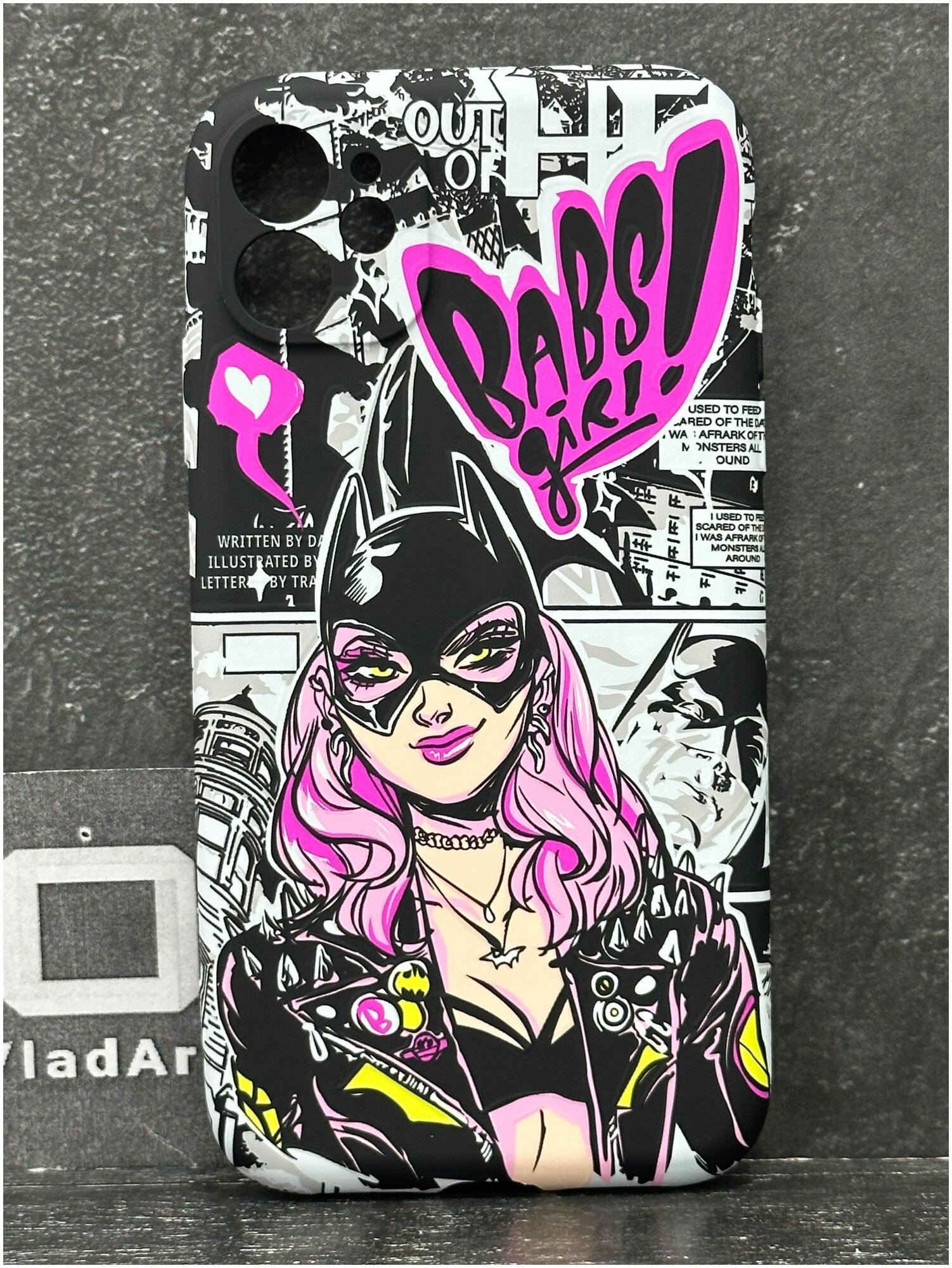 Светящийся чехол-накладка для Iphone 11, Айфон 11 LUXO/DC/Женщина-кошка с флуоресцентным рисунком