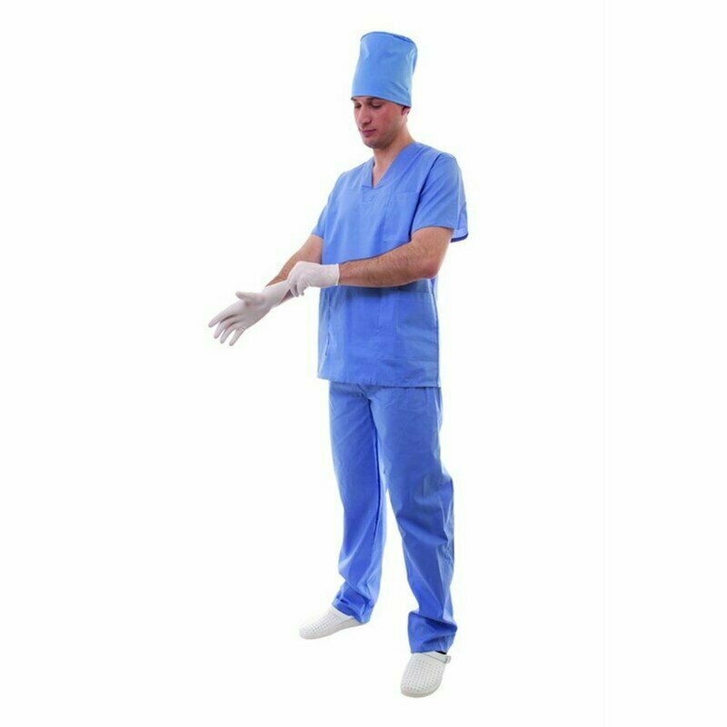 Костюм хирурга универсальный м05-КБР голубой (размер 60-62, рост 158-164), 201161