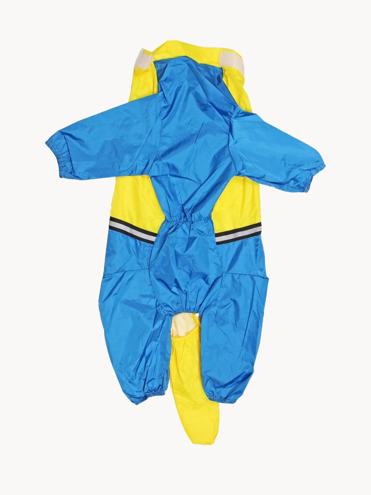 Дождевик для крупных собак «KOMFORT», жёлто-голубой, р 3XL, водоотталкивающий