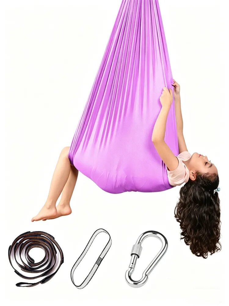 Эластичная ткань для крыльца, двора, гамак, для детей, исцеляющие сенсорные качели