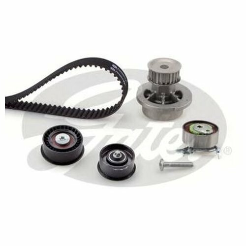 Комплект (ремень + ролик + водяной насос + 2 болта) Gates kp25499xs1 для Opel Astra, Corsa, Zafira