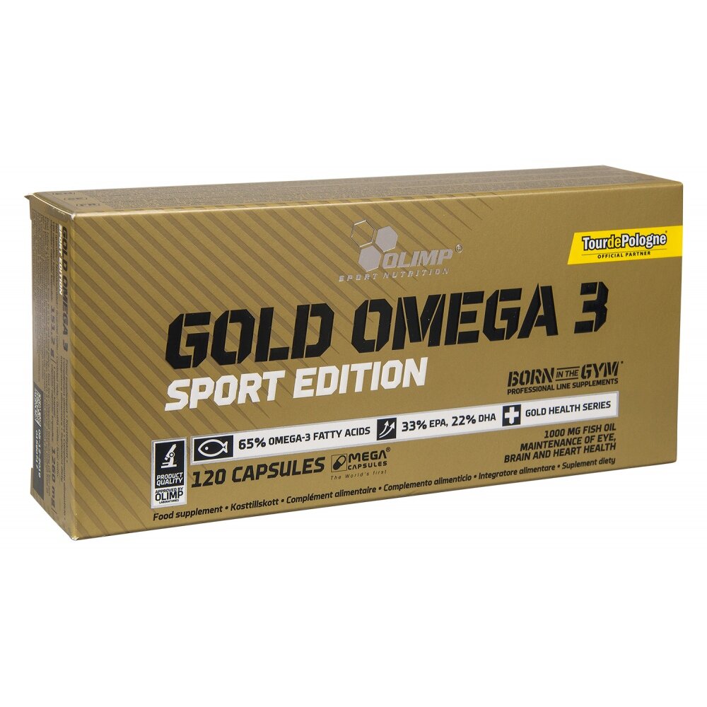 Olimp Gold Omega 3 Sport Edition, 120 капсул