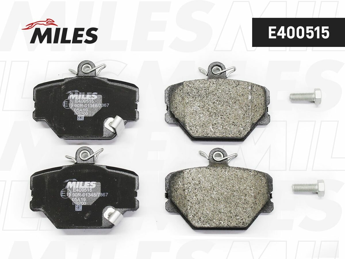 MILES Колодки передние (Смесь Low-Metallic) SMART CITY-COUPE(450), FORTWO (451) (TRW GDB1365) E400515