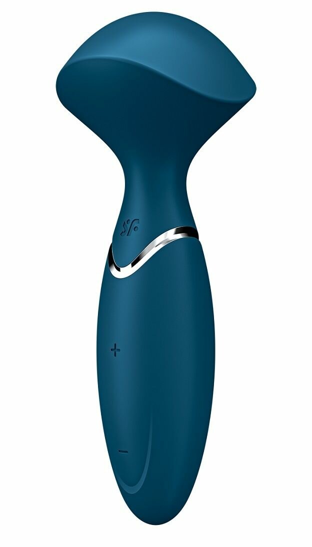 Вибромассажер Satisfyer Mini Wand-er, синий