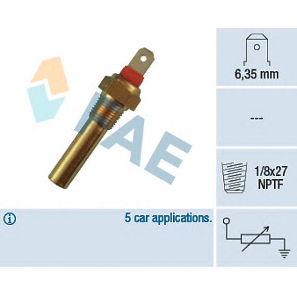 FAE 31640 (3485078E00000 / 3485078E00000 / 3601363) датчик температуры