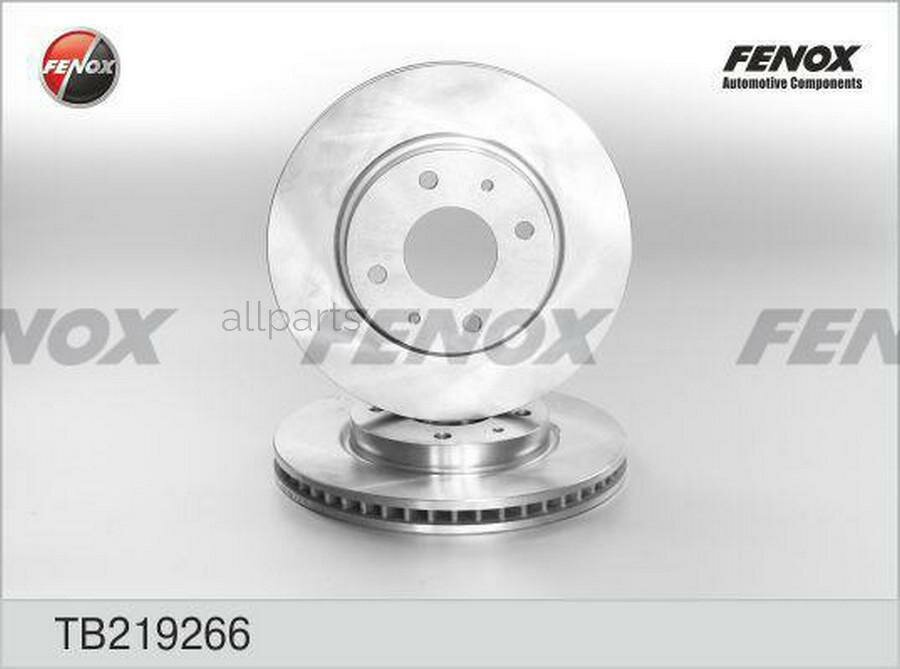 FENOX TB219266 Диск тормозной передний FENOX TB219266