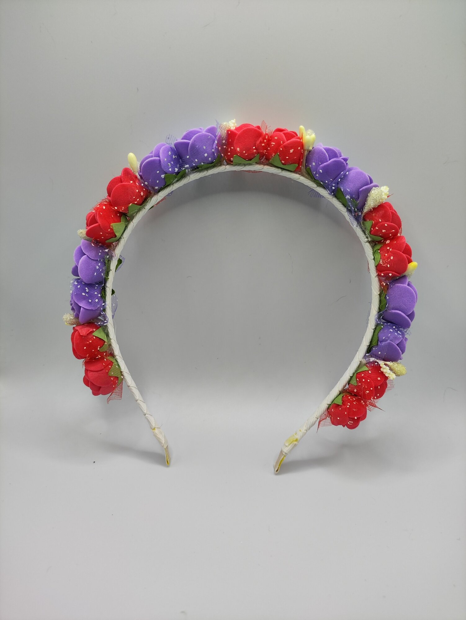 Ободок с цветами, красивый для девочек