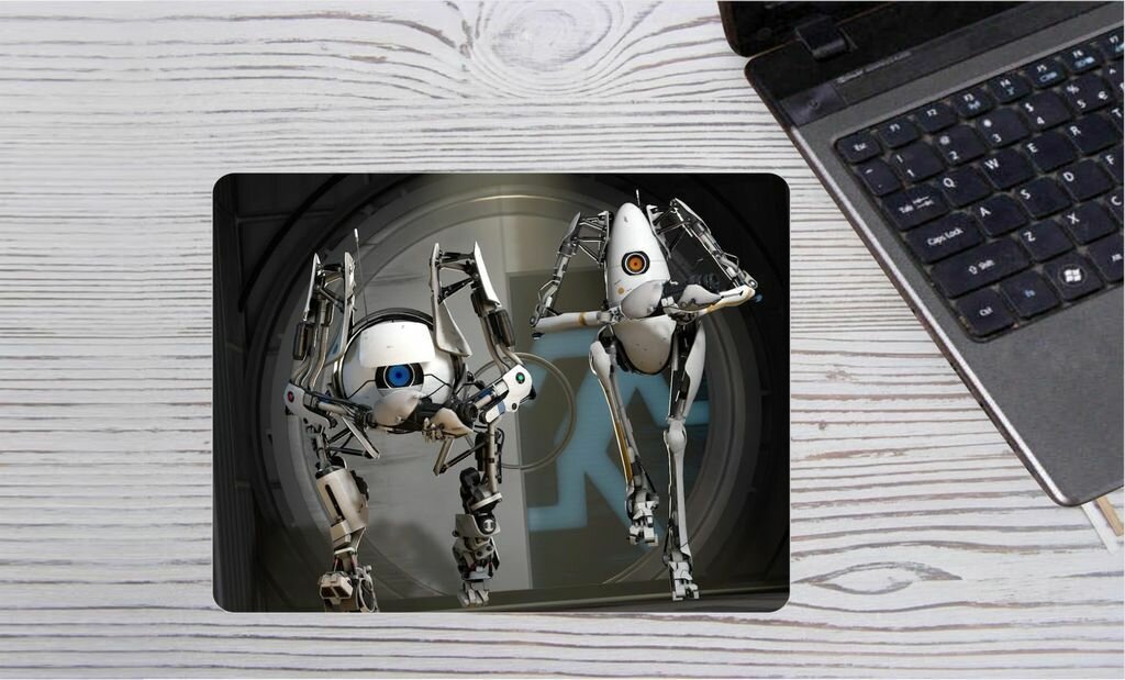 Коврик для мышки игровой 36 на 29 см MIGOM Portal 2, Портал 2 №1