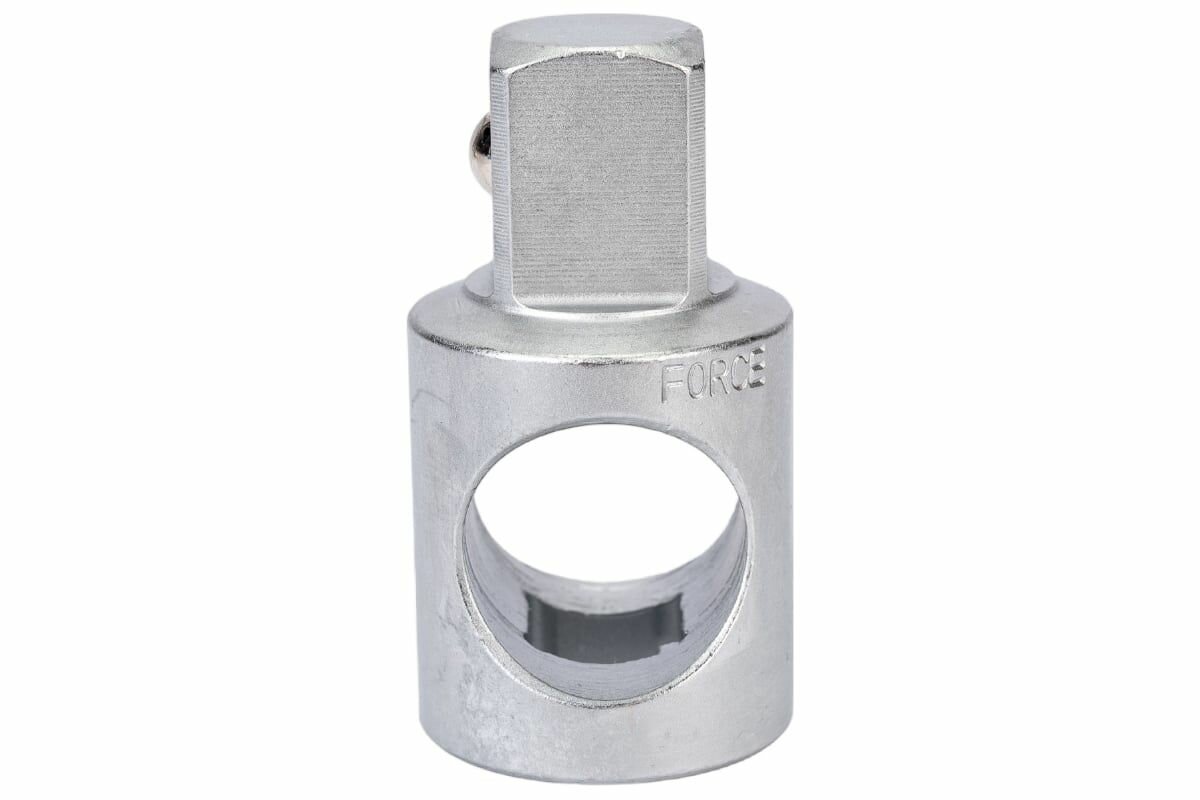 Адаптер с отверстием под вороток 3/8 х 1/2" FORCE 80634