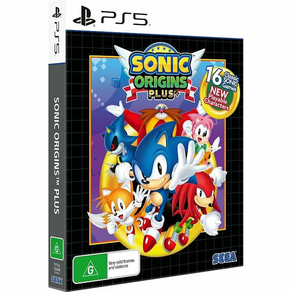 Игра Sonic Origins Plus Day One Edition (PS5, русские субтитры) Sega Blu-ray диск 6+