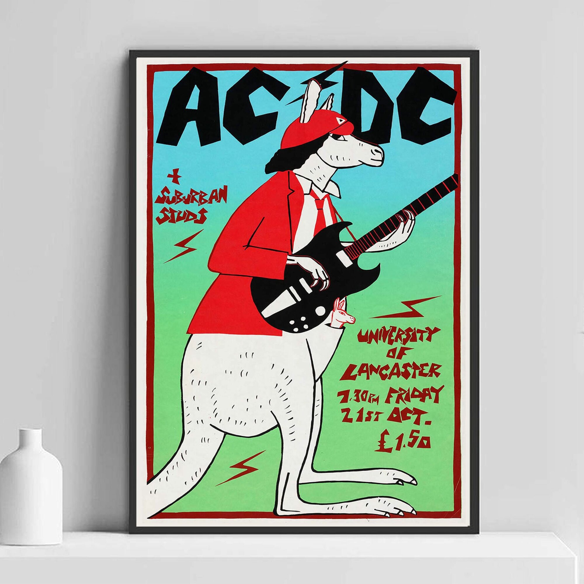 Плакат AC/DC Let There Be Rock (1977), без рамы, размер A3