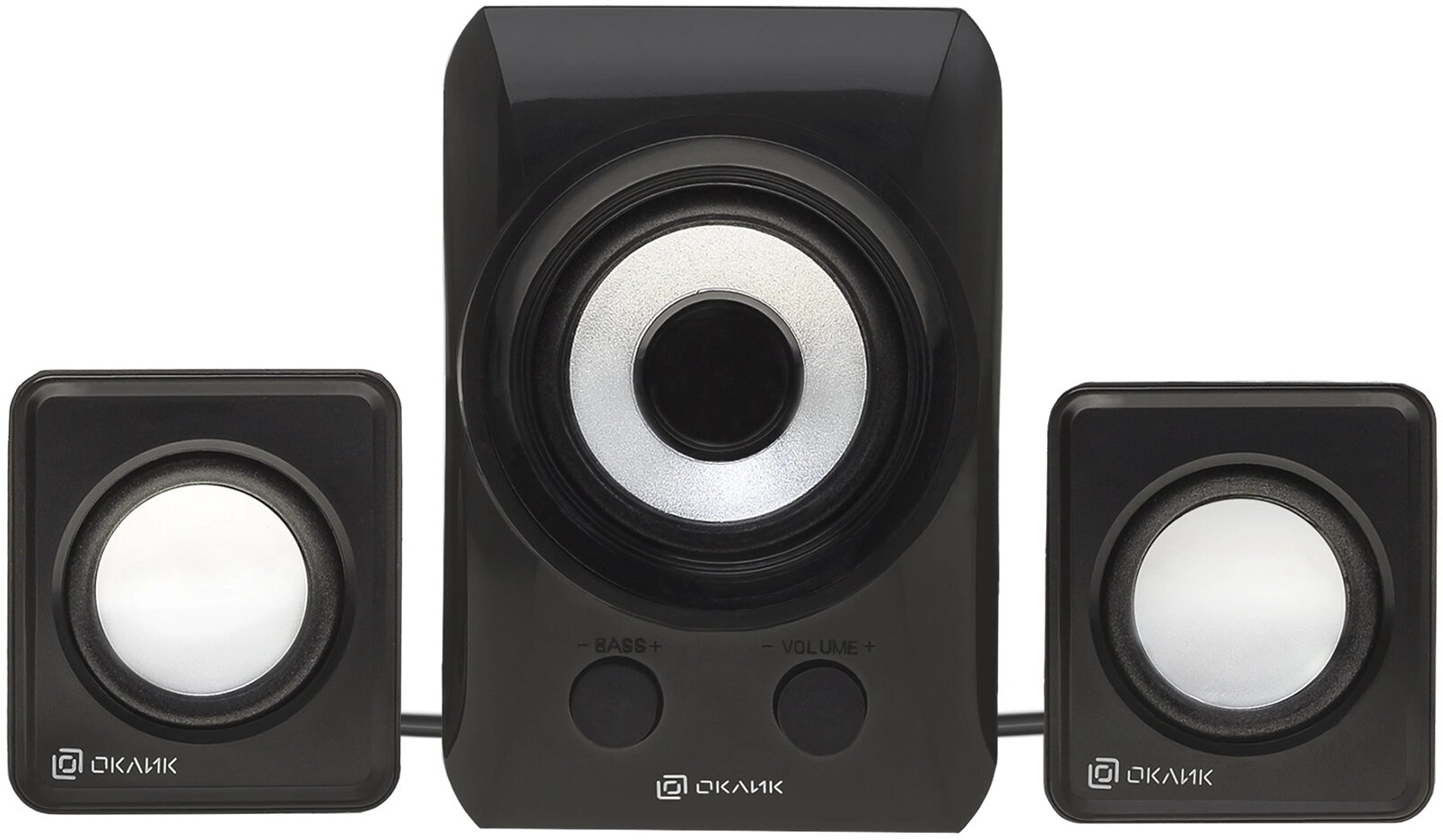 Колонки Оклик OKLICK OK-420 2.1 черный 11Вт