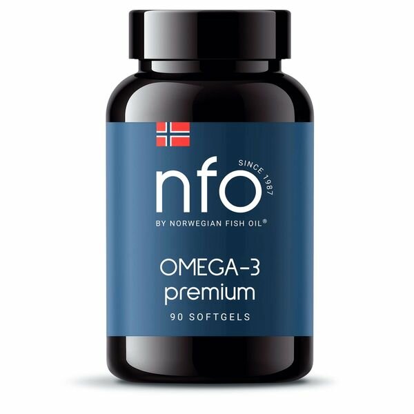 Омега-3 Премиум NFO/Норвегиан фиш оил капсулы 1008мг 90шт