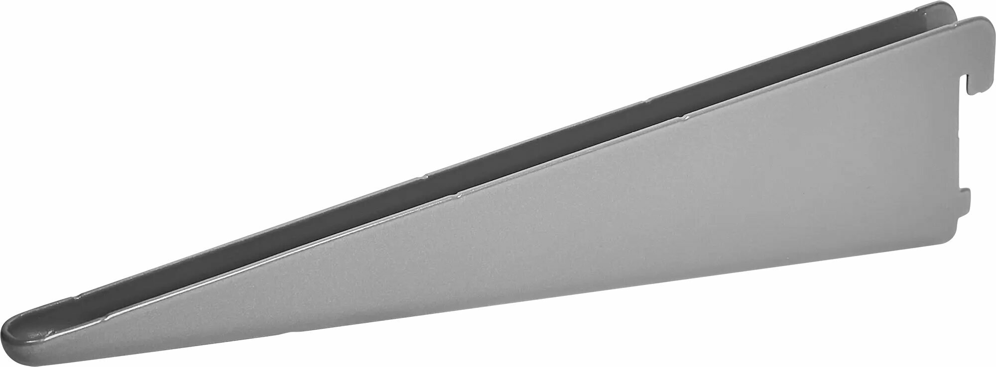 Кронштейн для полок Spaceo 25 см нагрузка до 25 кг цвет серебро