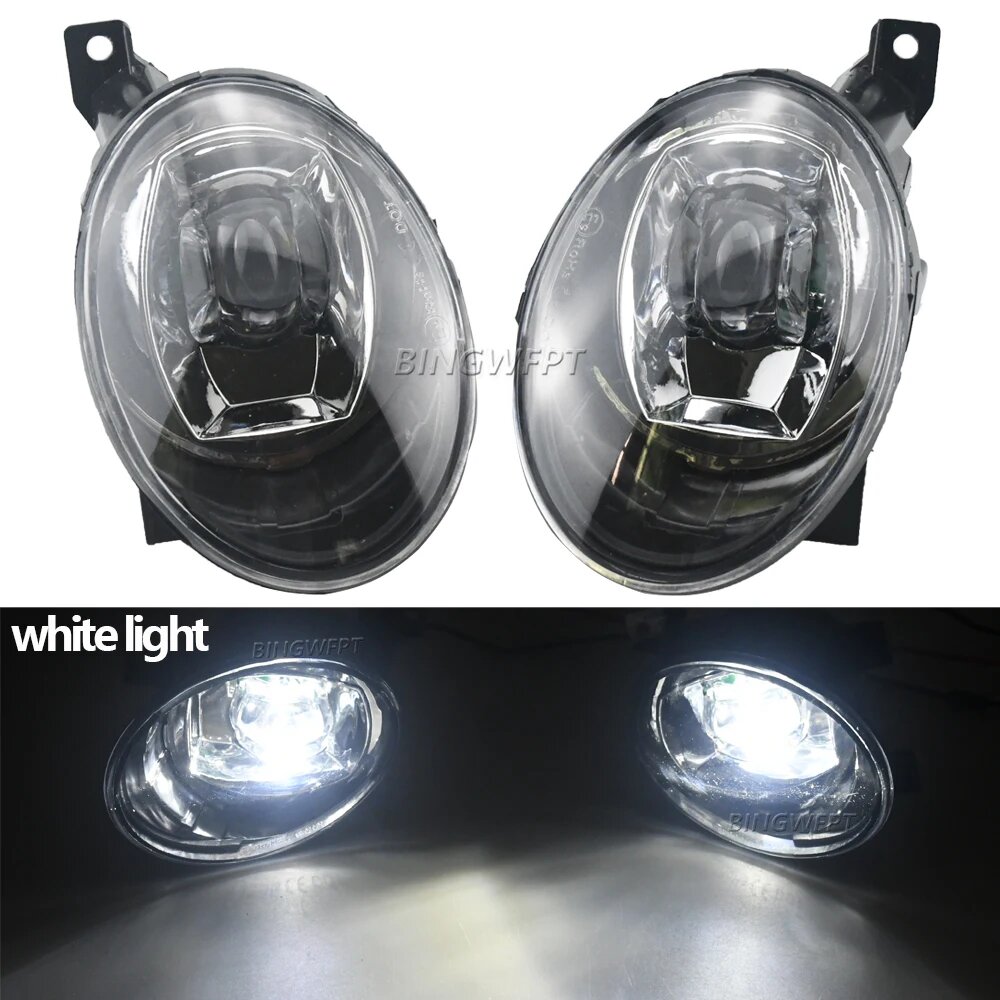 Фонари Противотуманные в сборе с линзой, дневные ходовые огни для VW Golf 6 MK6 Тип 5k 2008 ~ 2012, вариант для гольф-плюс, кабриолета, Универсала LED-white light