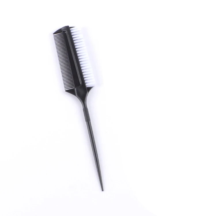 Профессиональная парикмахерская двухсторонняя расческа с нейлоновой щеткой для сушки волос, расчески для окрашивания волос, щетка для краски волос, инструменты для укладки волос